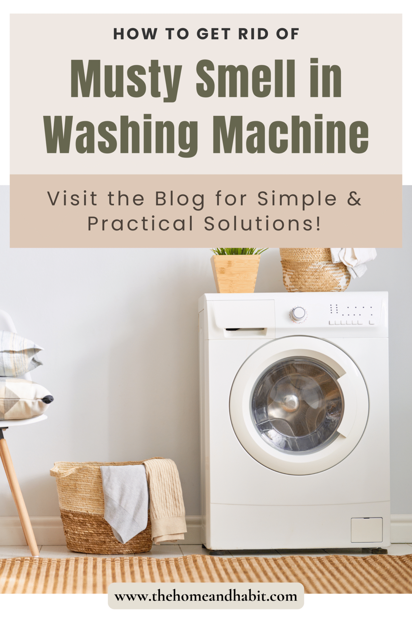 Musty Smell in Washing Machine? Here’s How to Fix It! - Home and Habit
